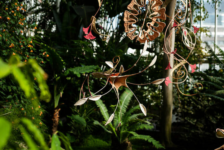 intricate organic sculptures by ranjani shettar weave into the barbican ...