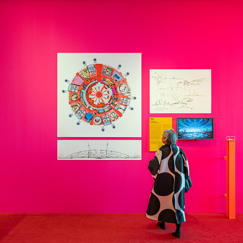 richard rogers' legacy honored at his drawing gallery turned vivid pink