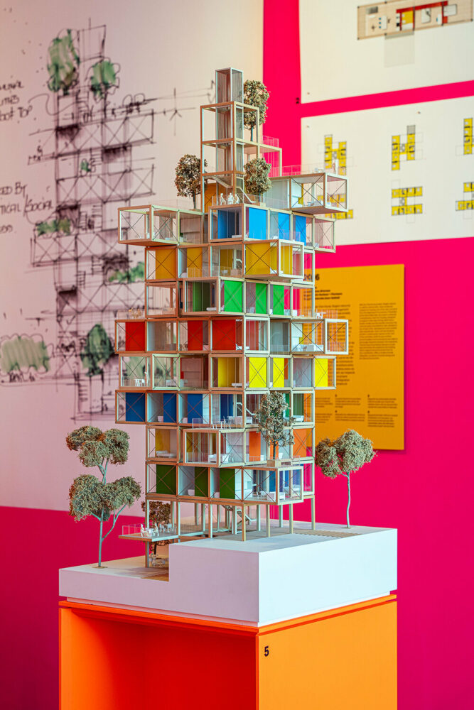 richard rogers' legacy honored at his drawing gallery turned vivid pink