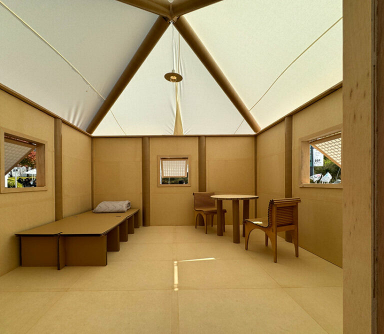 inside shigeru ban's paper house: a global shelter solution for ...