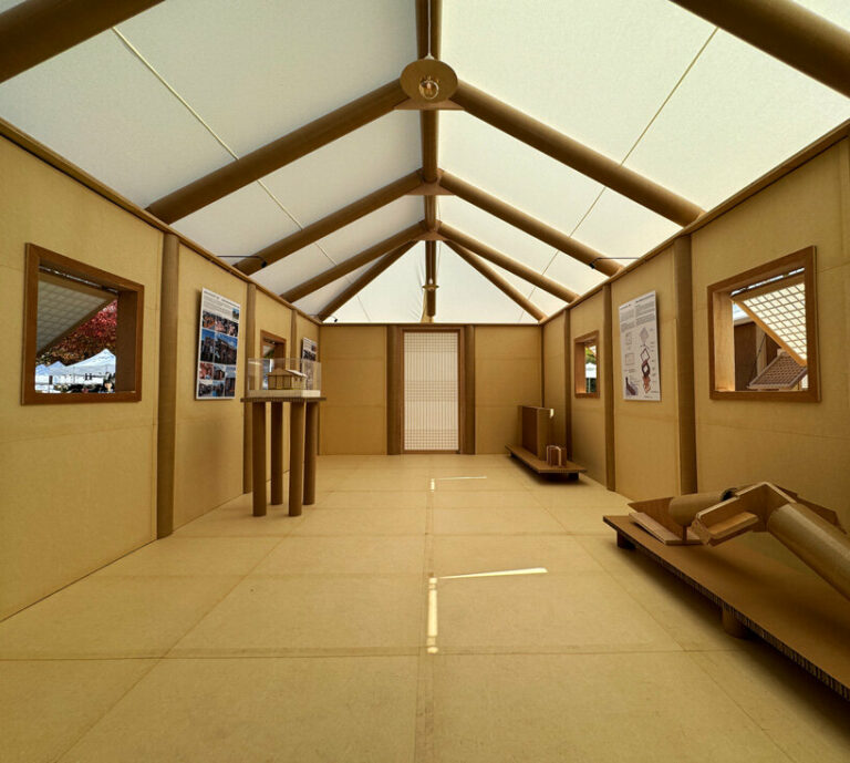 inside shigeru ban's paper house: a global shelter solution for ...