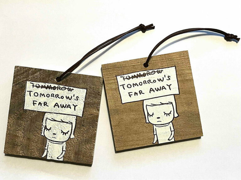 colossal dog sculpture welcomes visitors to yoshitomo nara's solo ...