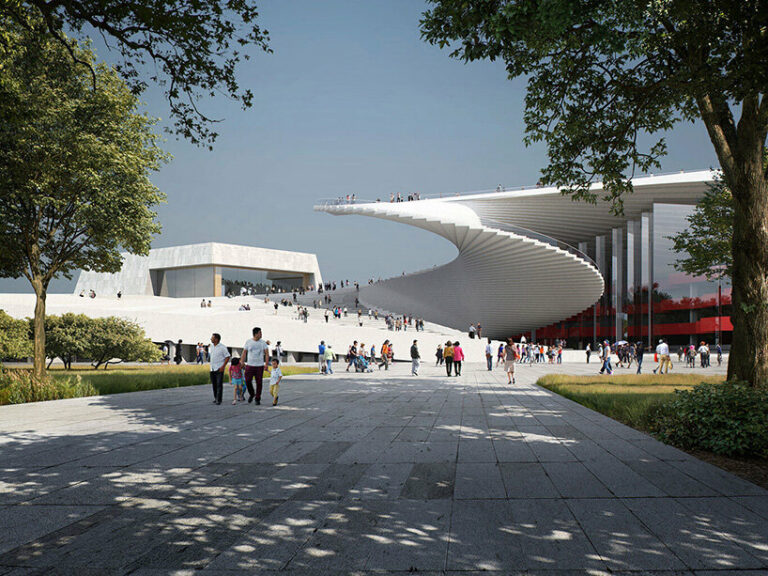 snøhetta shares construction progress of shanghai opera house