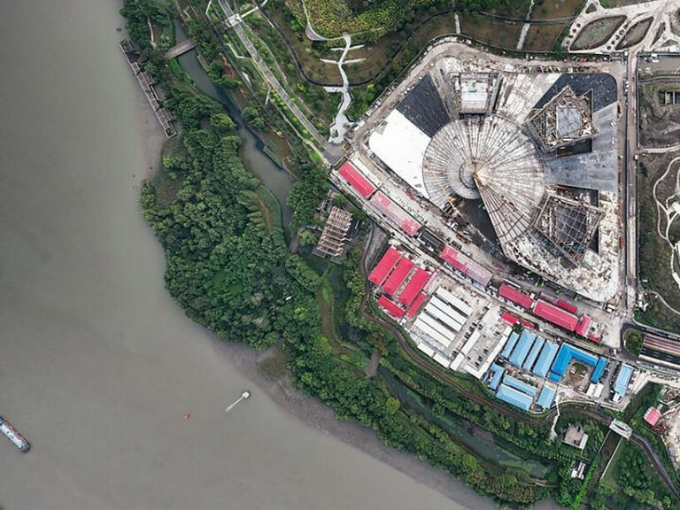 snøhetta shares construction progress of shanghai opera house