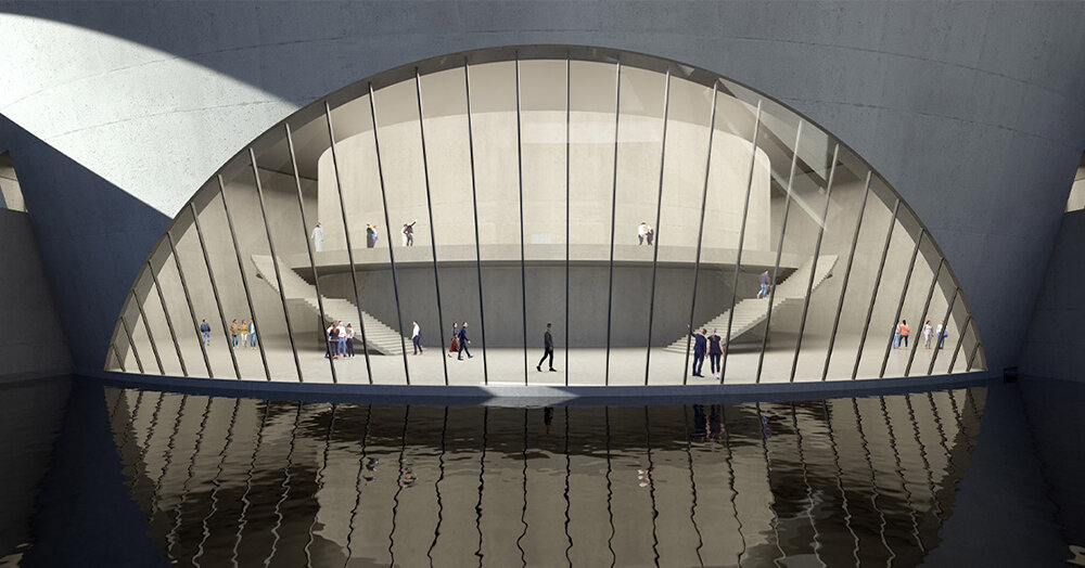 Tadao Andos Il Teatro Performing Arts Center Houses A Floating Plaza