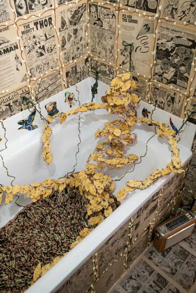 bobby baker sculpts an edible family from cake, biscuits & meringues at tate britain