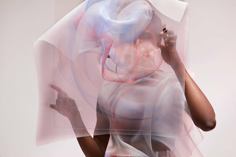 in camera: ying gao explores robotic clothing as living portraits