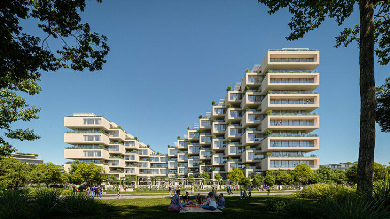 bjarke ingels group reveals 'park rise' for athens coastal masterplan