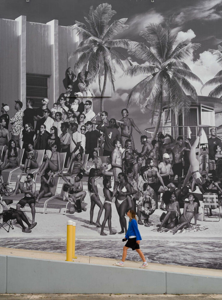 JR's miami mural chronicles 1,048 portraits & stories across the city