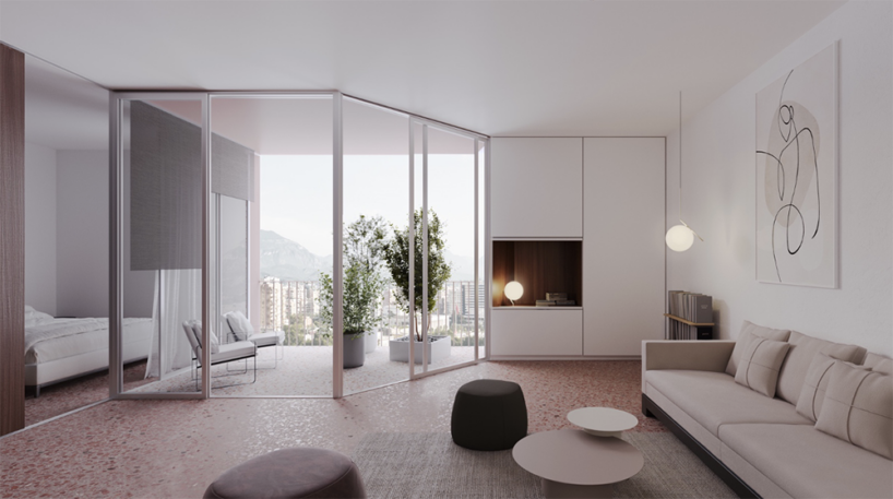 CHYBIK + KRISTOF's winning design for cascading tower in tirana