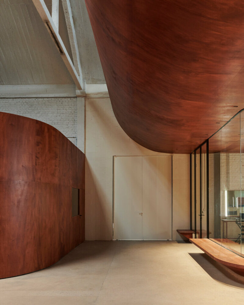 delordinaire imbues redwood curves & raw earth bricks into rouchon ...