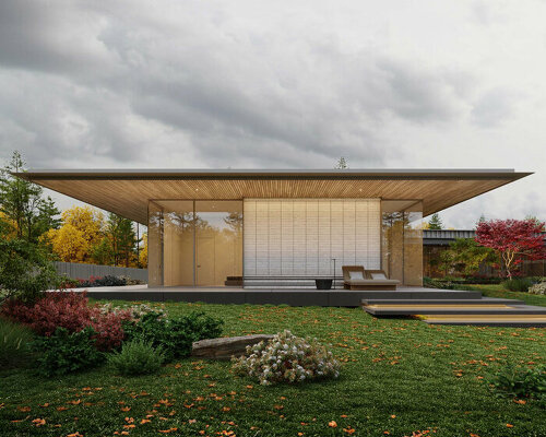 niko architect weaves organic, futuristic house into artificial ...