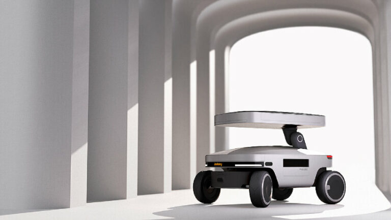 jackery’s autonomous robot has expandable solar panels to produce more ...