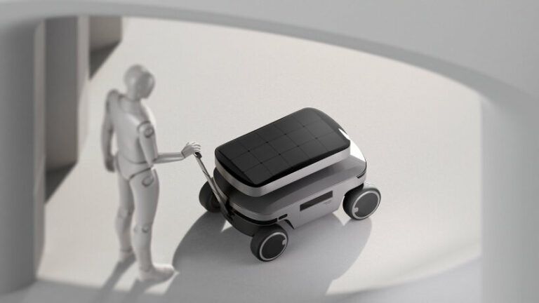 jackery’s autonomous robot has expandable solar panels to produce more ...