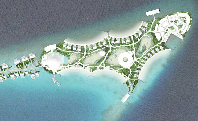 shigeru ban's floating villas comprise the first resort-residence ...