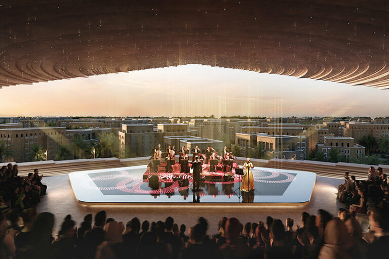 royal diriyah opera house: snøhetta's oasis in desert of saudi arabia