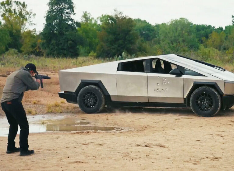 real-life tesla cybertruck is finally here along with three models and ...