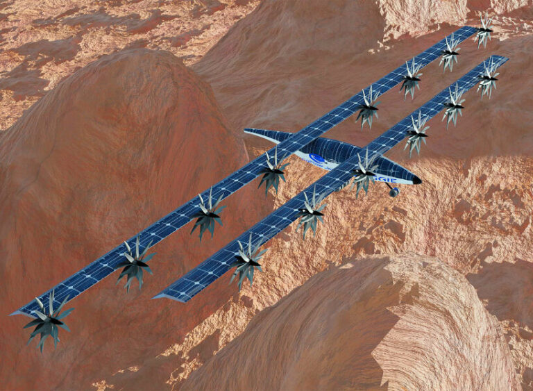 NASA backs solar-powered eVTOL that can explore the entire surface of mars