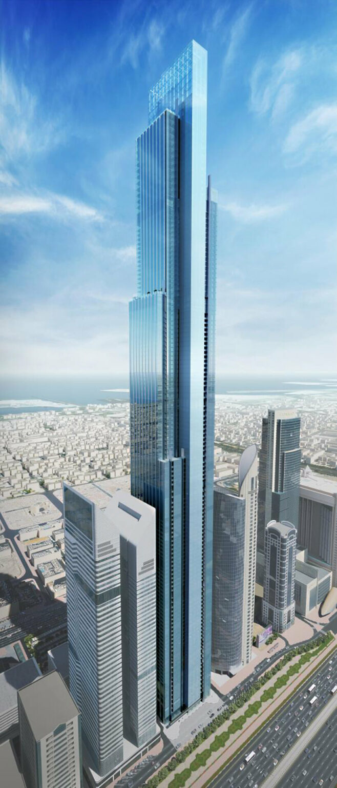 dubai breaks ground on burj azizi, the world's second tallest tower