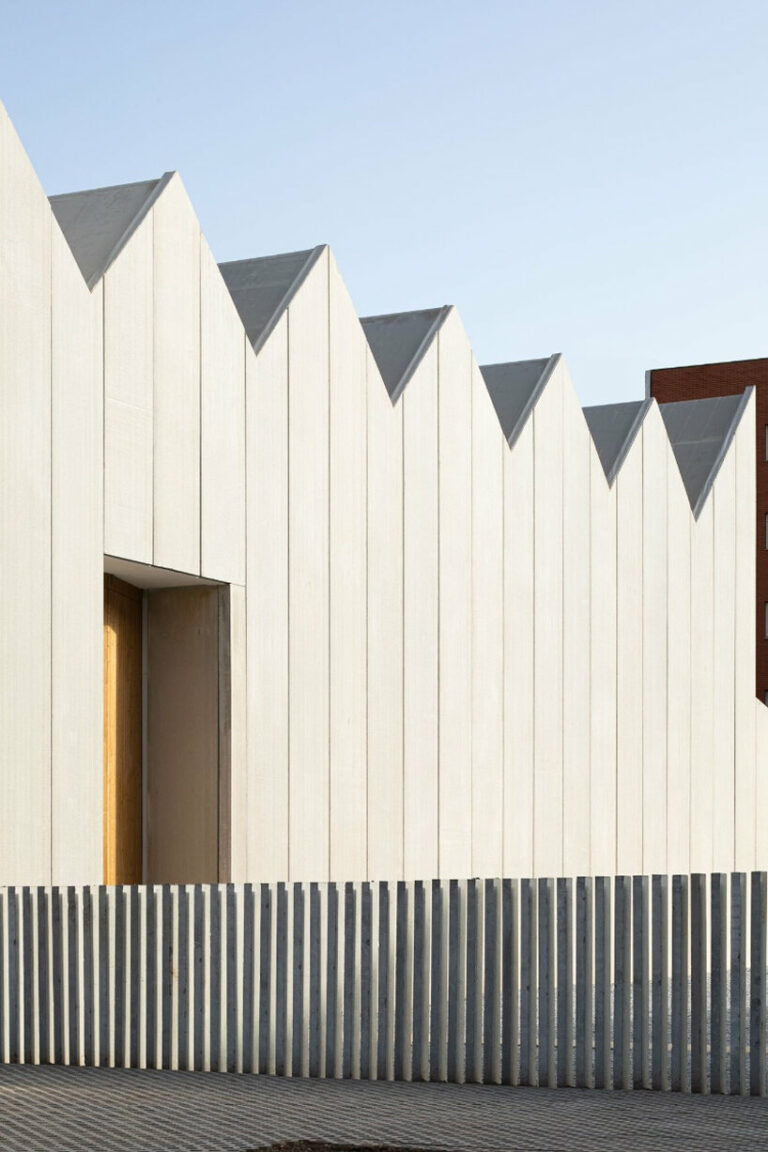 elisa valero's jagged roof diffuses intricate pastel patterns inside ...