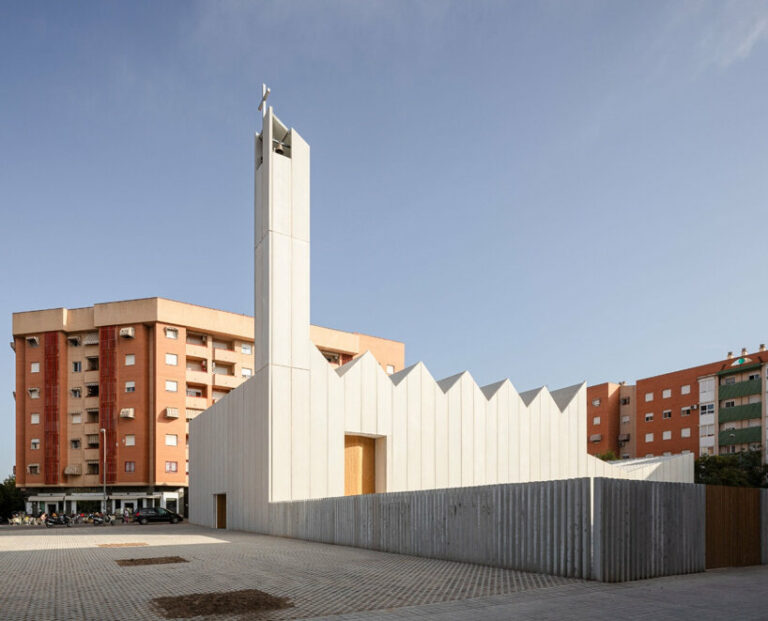 elisa valero's jagged roof diffuses intricate pastel patterns inside ...