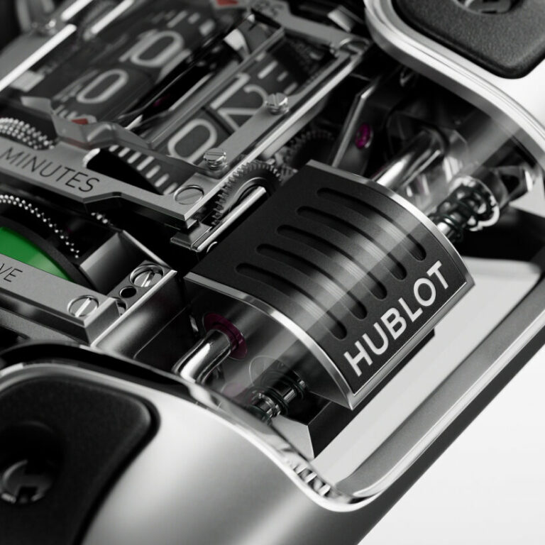 hublot's new titanium watch, MP-10 tourbillon weight energy system
