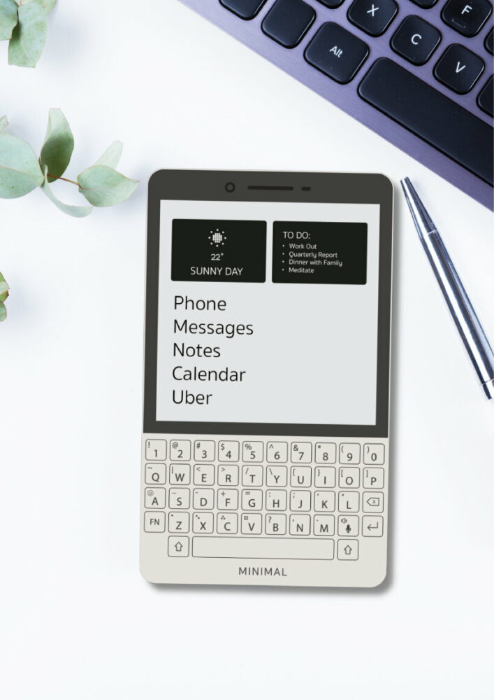 minimal phone can still run apps like navigation and ride-sharing even ...