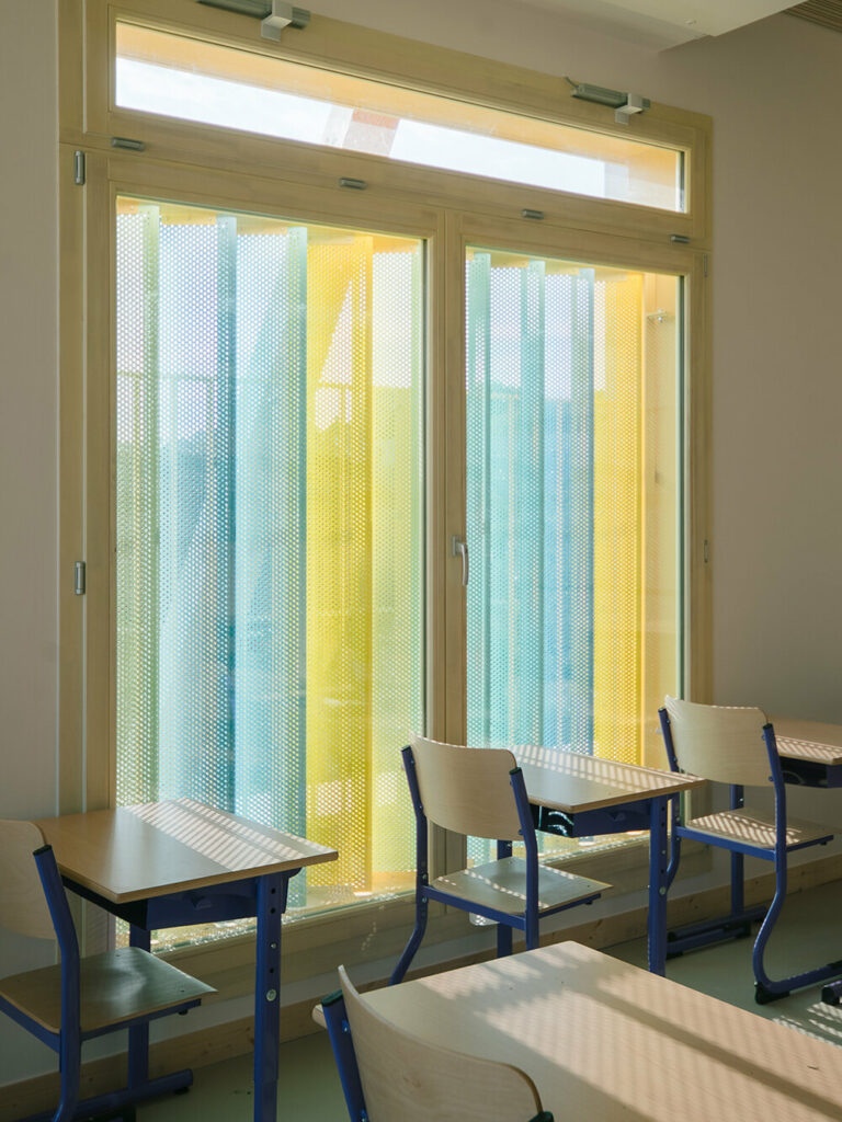 nordic influences shape up r2k architecte's low-carbon school in france