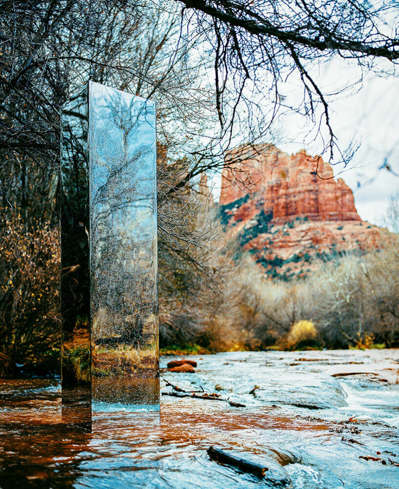 mirror monoliths reflect arizona natural parks in owen brown's award ...