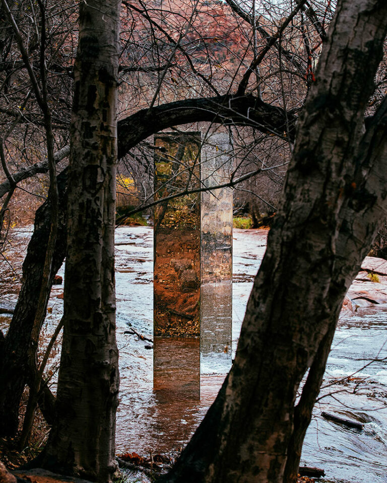 mirror monoliths reflect arizona natural parks in owen brown's award ...