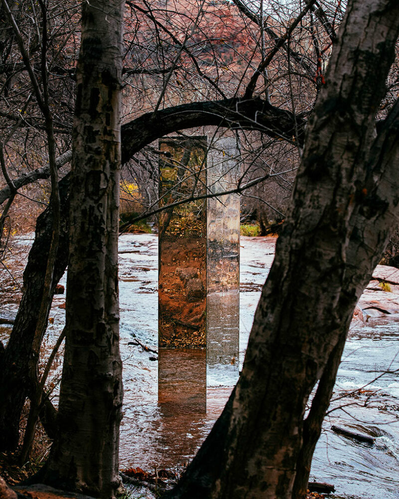 mirror monoliths reflect arizona natural parks in owen brown's award ...