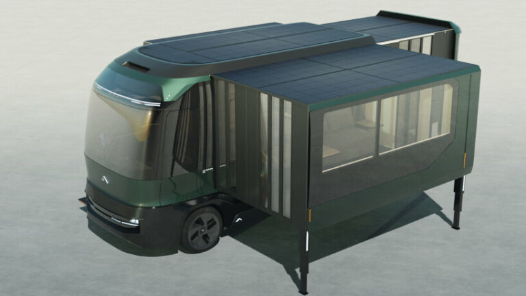pininfarina’s new electric RV can expand its solar roof and produce ...