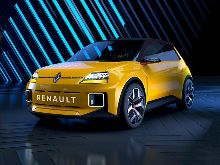 renault unveils glimpse at all-electric, retro-futuristic revamp of R5