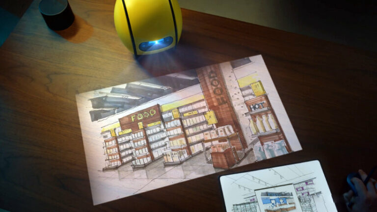 samsung reveals AI robot 'ballie' at CES 2024