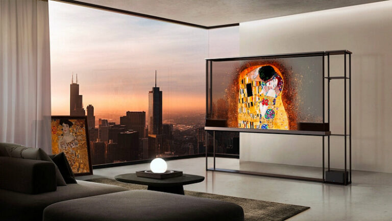 from LG to samsung, transparent LED displays that project films on ...