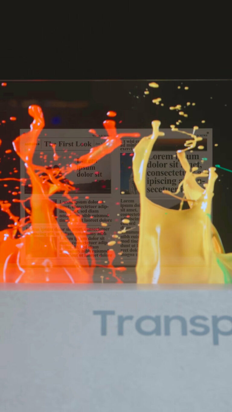 from LG to samsung, transparent LED displays that project films on ...