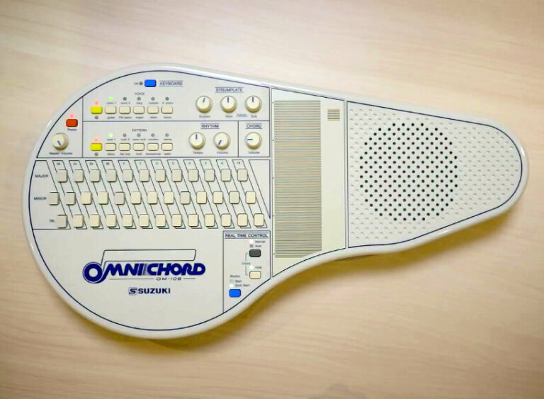 suzuki brings back the omnichord, a portable instrument reviving the '80s electronic sounds