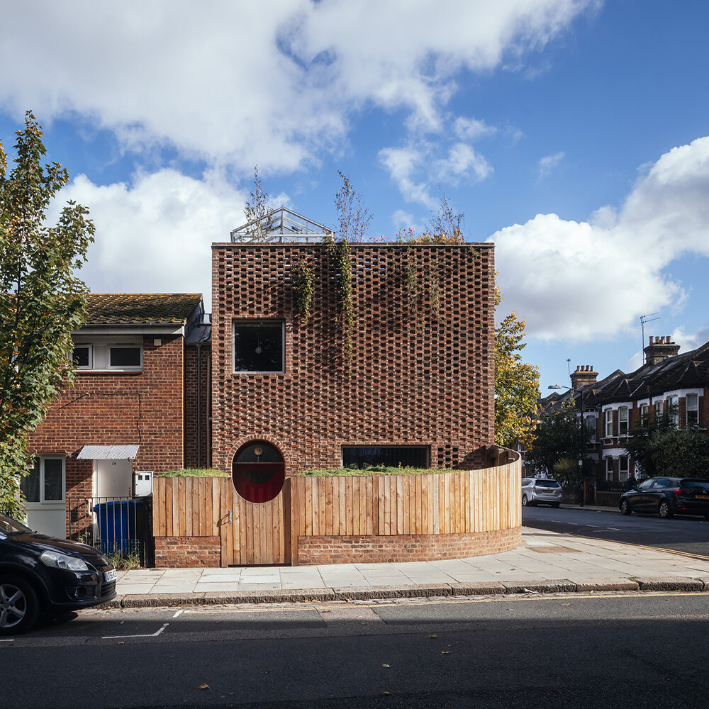 surman weston's first self-build project is a cuboid brick house in peckham