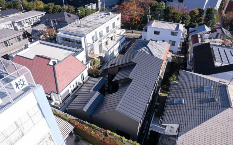 staggered volumes in love architecture's tokyo residential complex ...