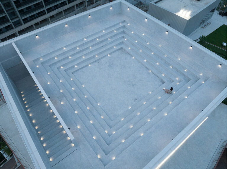 B.L.U.E. architecture studio evokes infinite circulation layers in ...