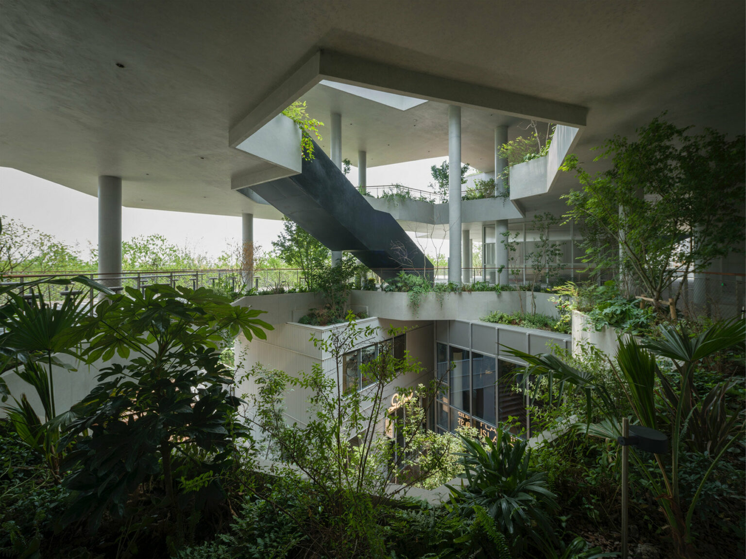 B.L.U.E. architecture studio evokes infinite circulation layers in ...