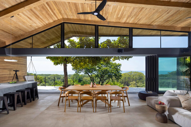 studio saxe perches sustainable villas among lush treetop jungle of ...