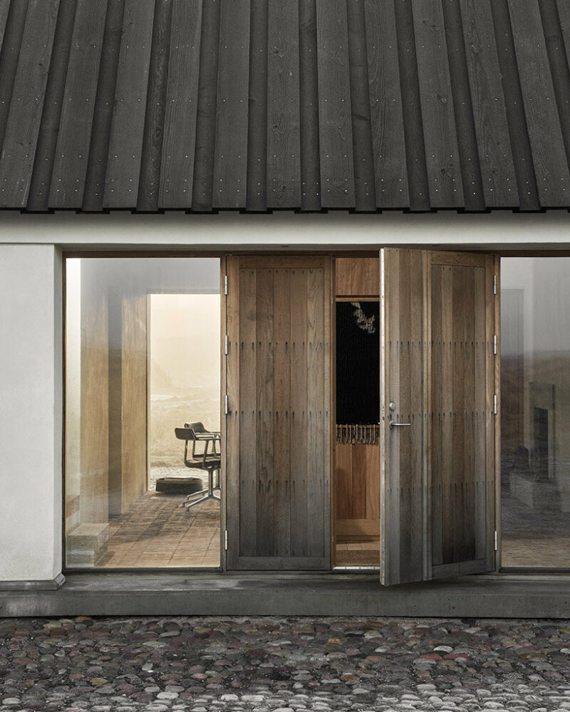 vipp curates minimalist retreat on denmark's 'cold hawaii' coast