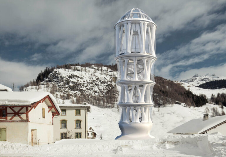 tallest 3D printed tower in the world to open in swiss alps as concert ...