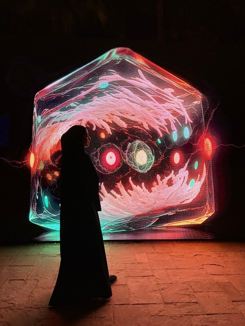 ouchhh & CERN bring painting of humanity to art dubai digital 2024