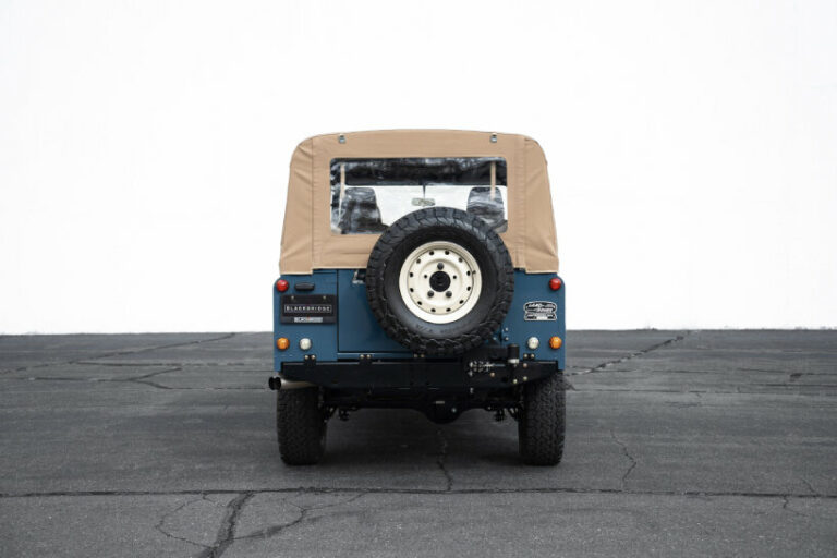 blackbridge motors' custom defender brings vintage land rover dials ...