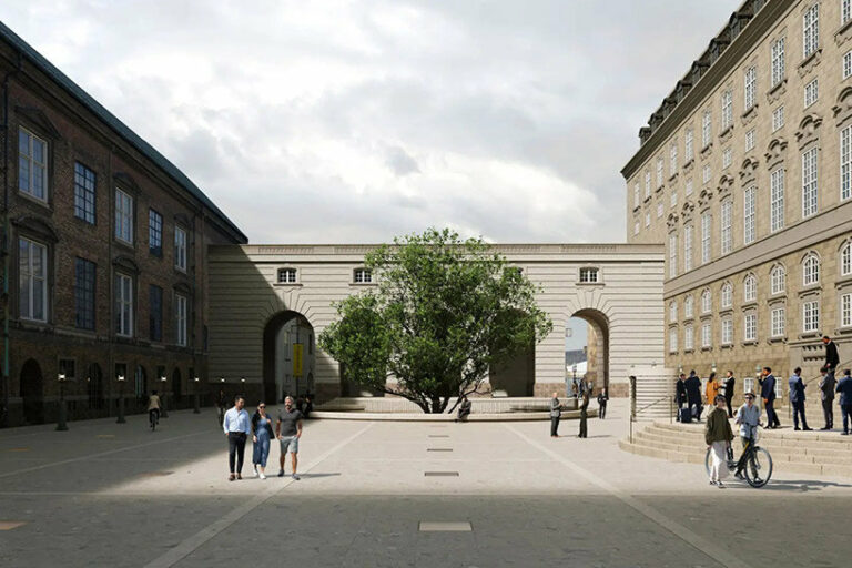 COBE plans new danish parliament with underground amphitheater