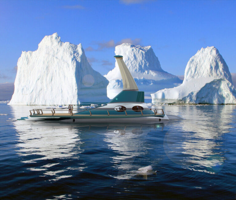 deep sea dreamer vessel plunges underwater as submarine and surfaces as ...