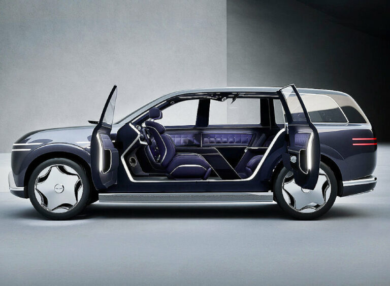 genesis’ latest neolun SUV has swiveling front seats and screens that ...
