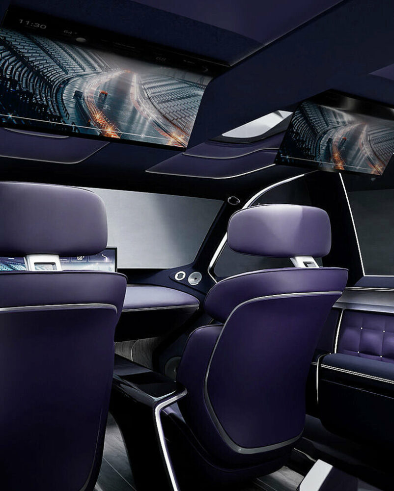 genesis’ latest neolun SUV has swiveling front seats and screens that ...